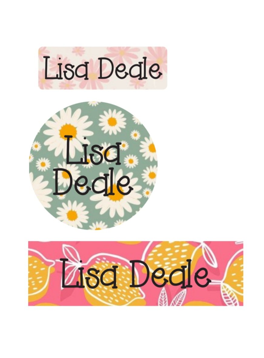 Stationery Labels M64 - Ella's Creations